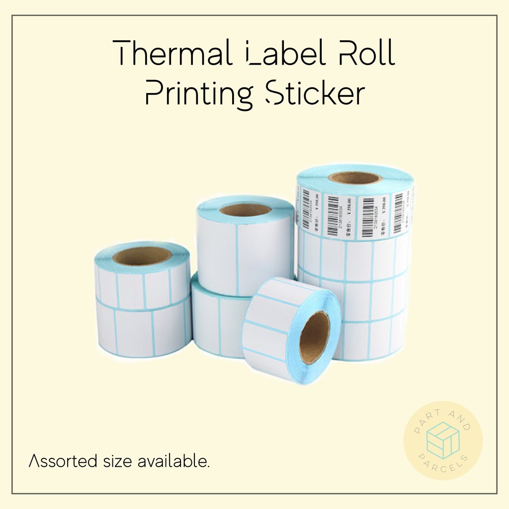 🆕Water | Smudge | Alcohol Proof Thermal Label Roll Sticker for Thermal ...
