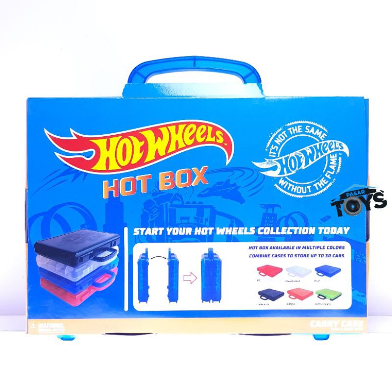 Hot Wheels Hot Box Single Pack Carry Case Free 2 Basic Cars | Shopee ...