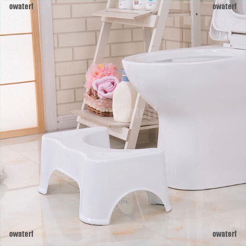 openwaterf 1Pcs toilet squatty step stool bathroom potty squat aid for ...