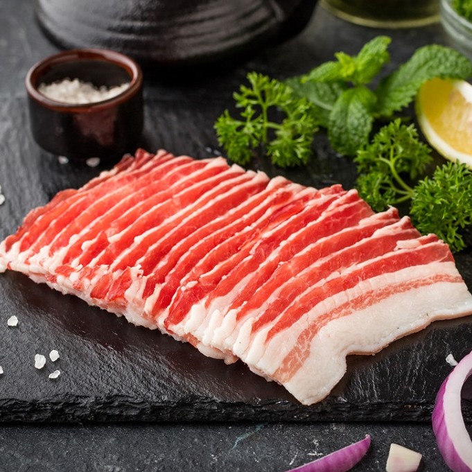 [Leader Food] Holland Pork Belly Slice (荷兰猪三层肉片) - 500g | Shopee Singapore