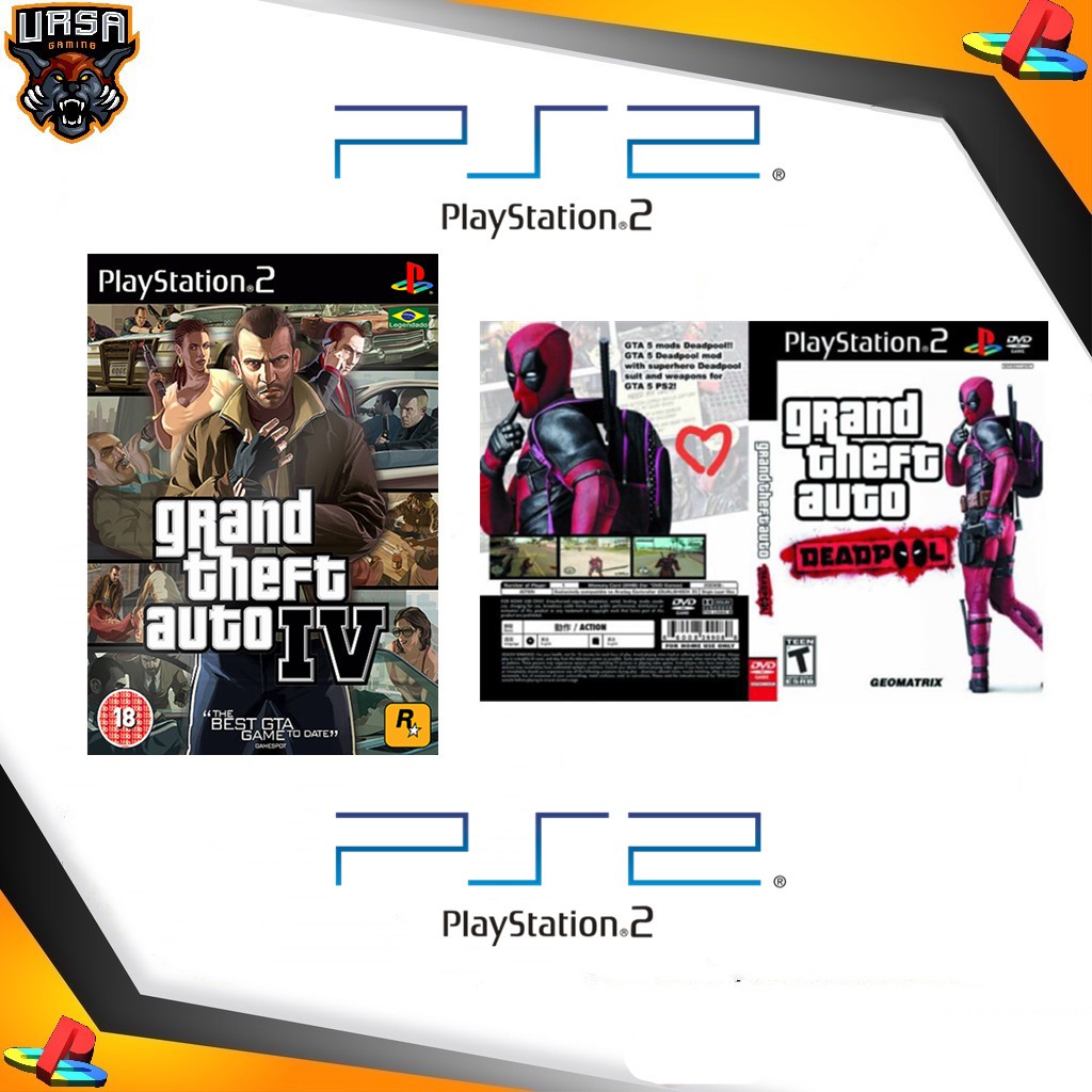 PS2 Grand Theft Auto - Deadpool / Grand Theft Auto IV | Shopee Singapore