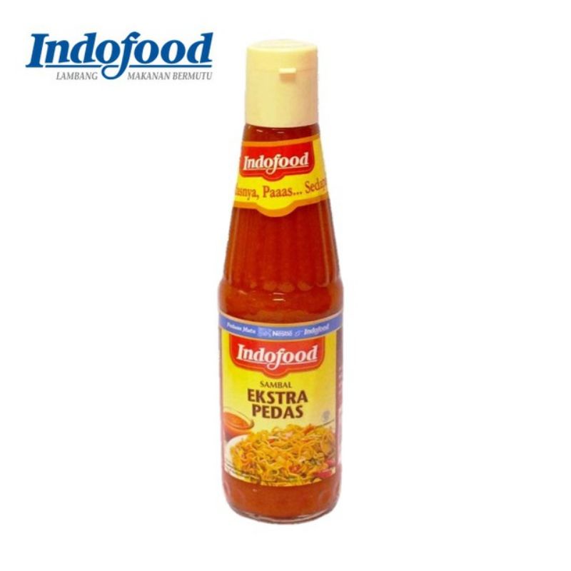 Indofood Extra Spicy Chili sauce Large Bottle 335 Ml - jumbo sauce ...