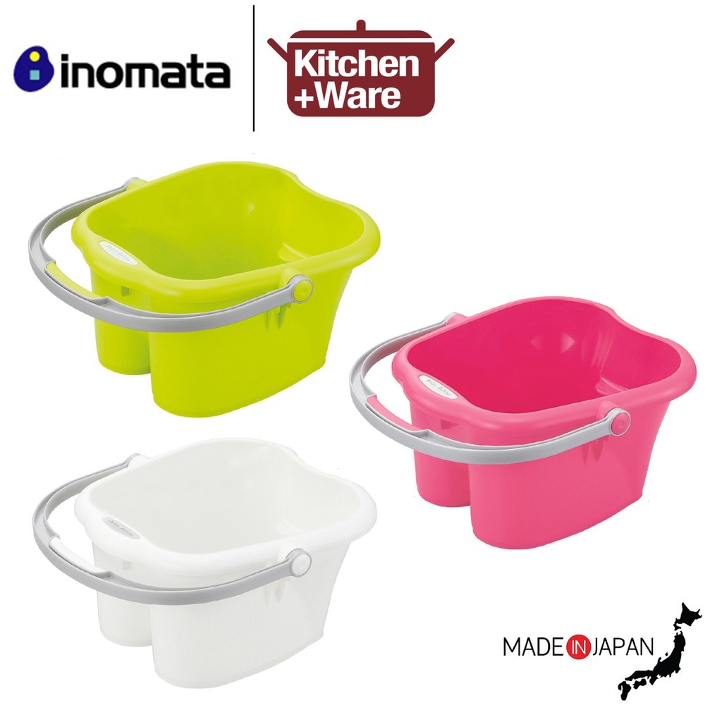 [JAPAN] Inomata Pearl Foot Detox Massage Spa Bucket/Foot Bath Bucket ...