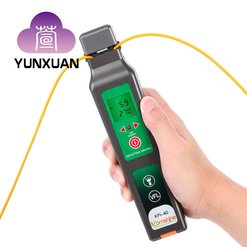 KFI-40V FTTH Live Fiber Identifier with VFL Function Fiber Detector ...