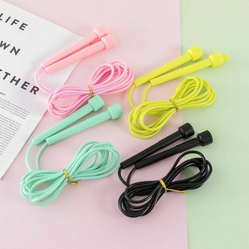 Speed Skipping Rope PVC Fitness Weight Loss Portable Jump Unisex ...