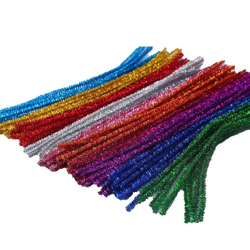 Pipe Cleaner Metallic Colour 100pcs/pkt | Shopee Singapore