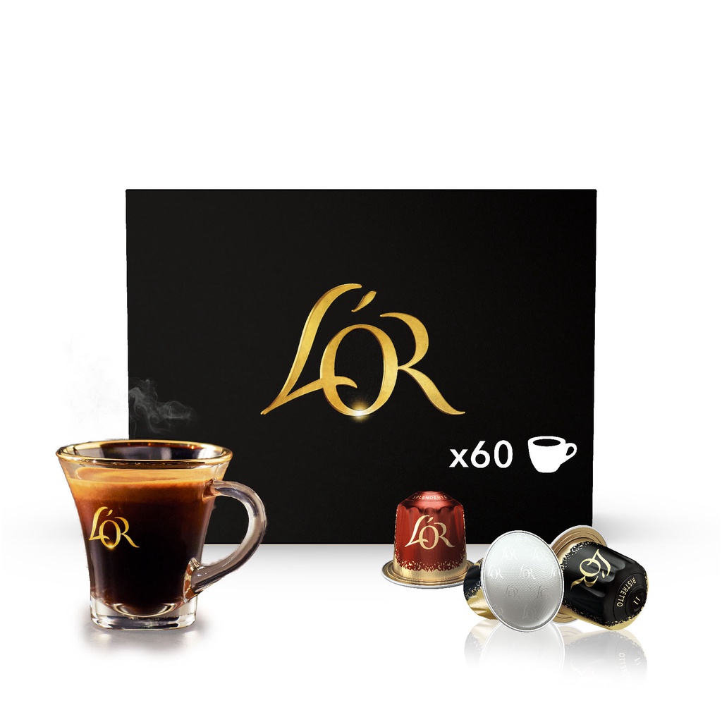 L'Or Compatible Coffee Capsules Variety Collection Nespresso (60pcs ...