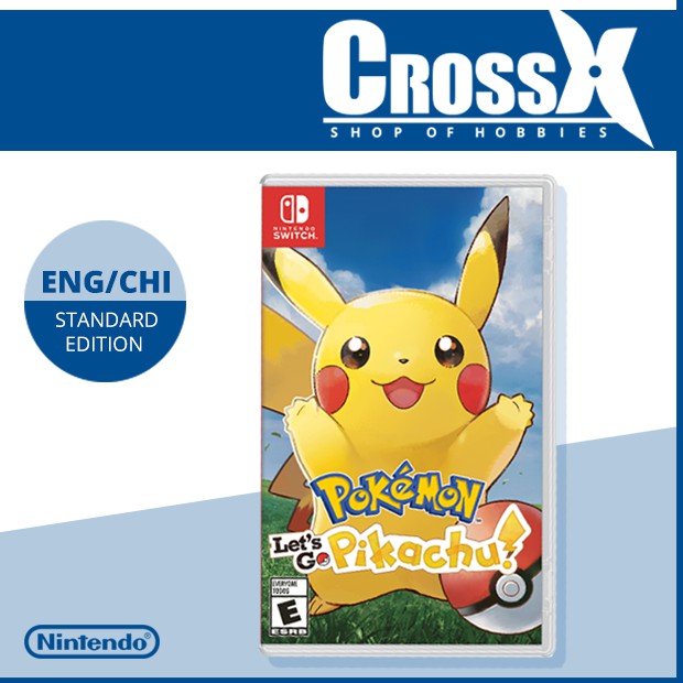 Switch Pokemon: Let's Go Pikachu / NSW Pokemon Lets go Pikachu / 精靈寶可夢 ...