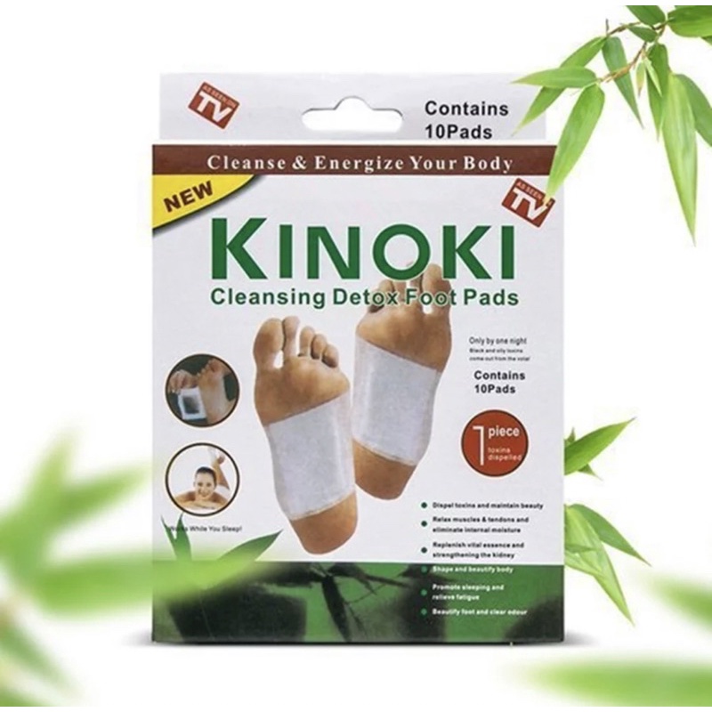 Kinoki 50/100 PCS Natural Ginger Salt Detox Foot Patches - For ...
