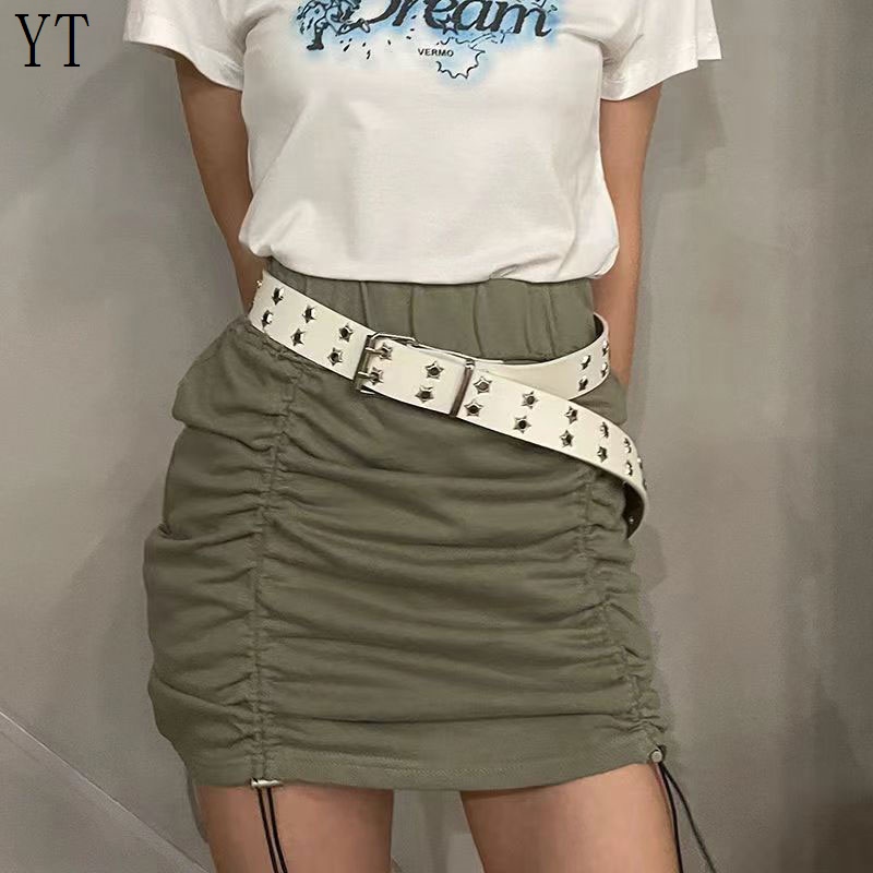 punk star Belt Women Buckle vintage harajuku Belt fairy Grunge Indie ...
