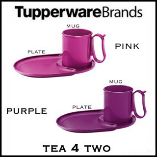 Tupperware Tea 4 Two Set(Pink or Purple) | Shopee Singapore