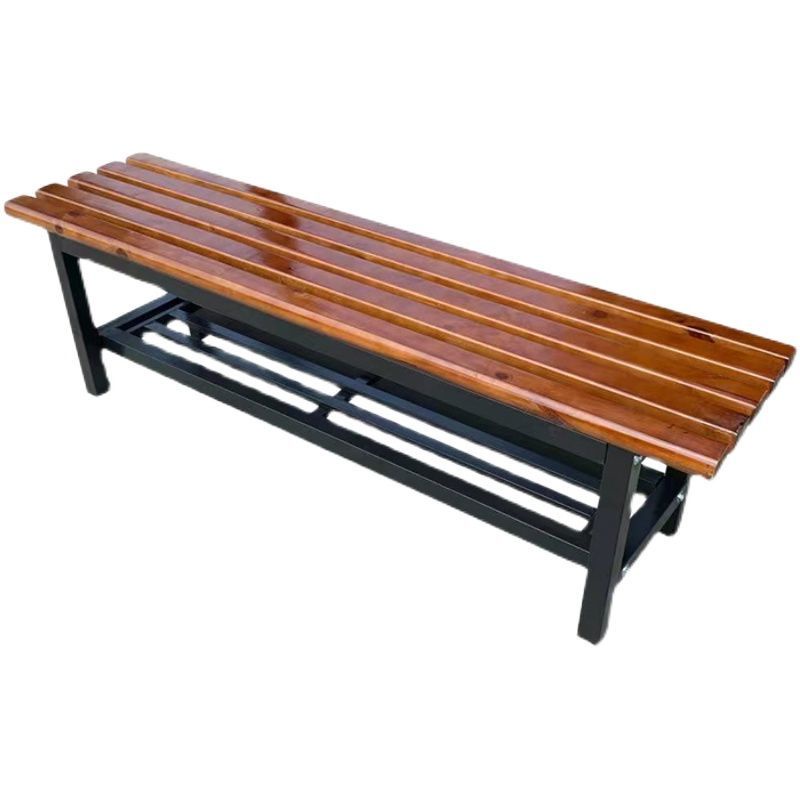 Solid wood bench outdoor bench chair bathroom dressing room bench ...
