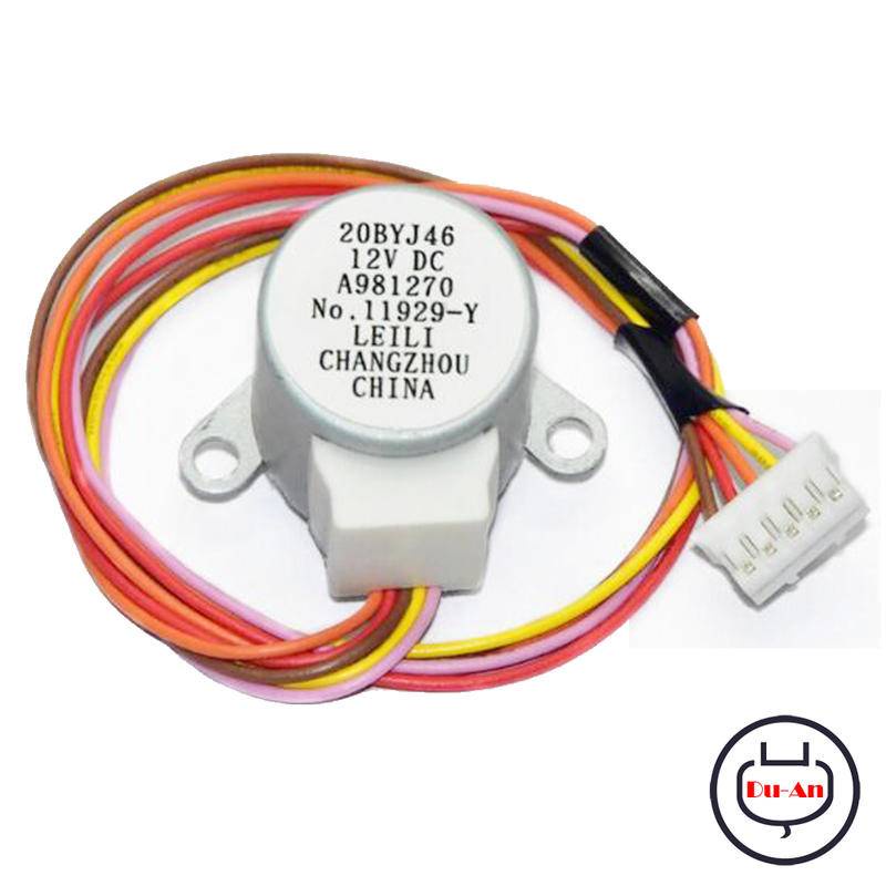 100% New 20BYJ46 12V DC Stepper Motor For Panasonic Air Conditioner ...
