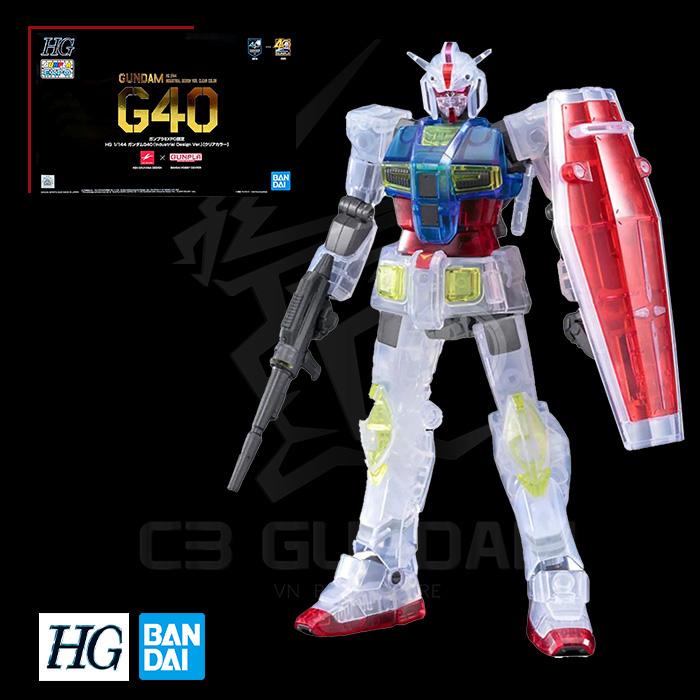 [BANDAI] HG 1/144 GUNDAM G40 INDUSTRIAL DESIGN VER CLEAR COLOR [GUNDAM ...