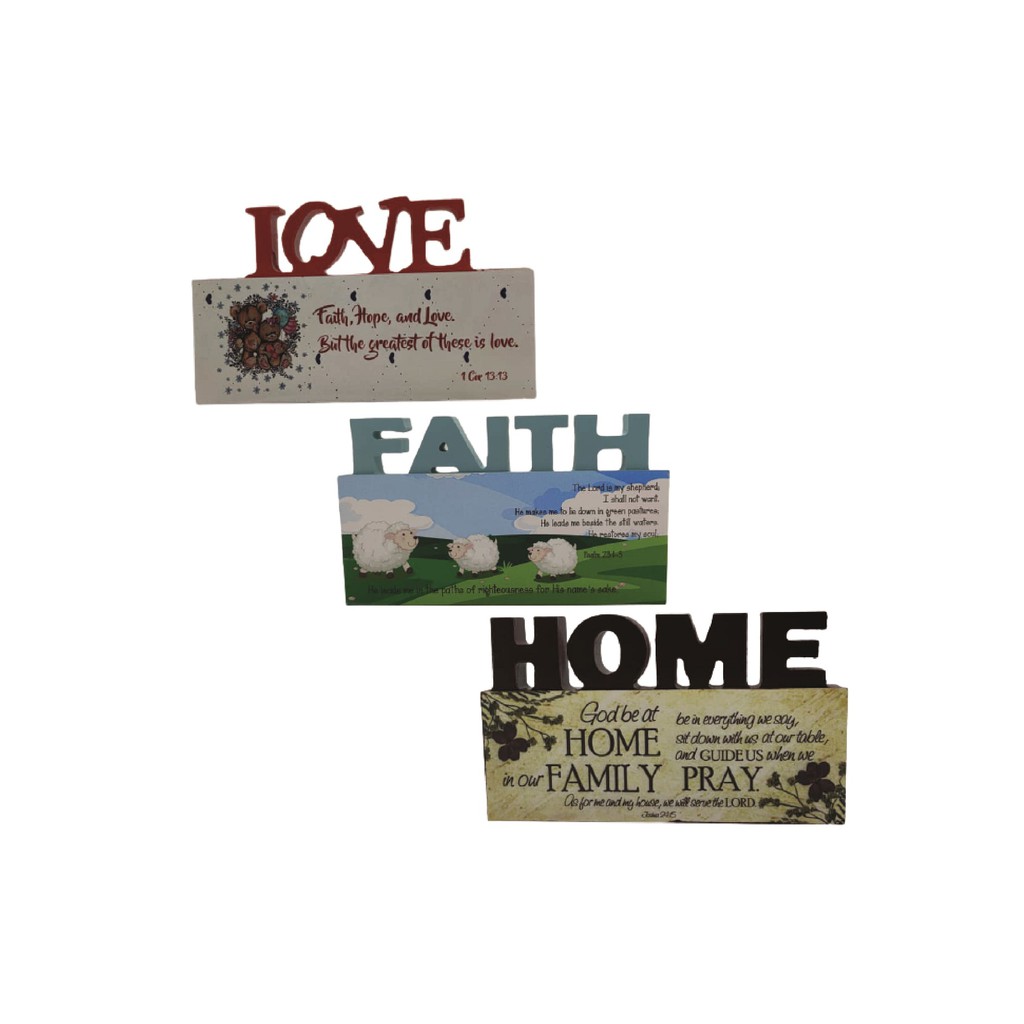 MDF 3D Table Top with Bible Verse • MDF Wood • Christian • Chosen ...