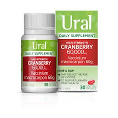 [Local Stock] Ural High Strength Cranberry Tablets 30's *Citravescent ...