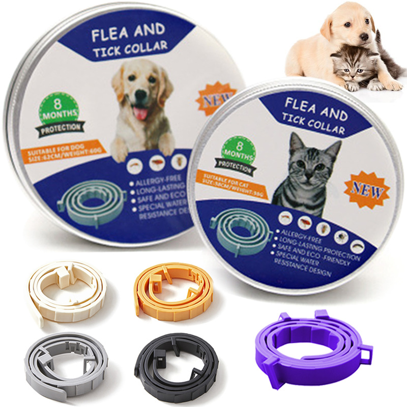 Pets Anti-Lices Flea and Tick Collar for Dogs and Cats Allergy Free ...