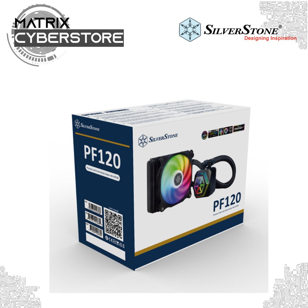 SilverStone PF Series Liquid Cooler SST-PF120-ARGB Integrated aRGB ...