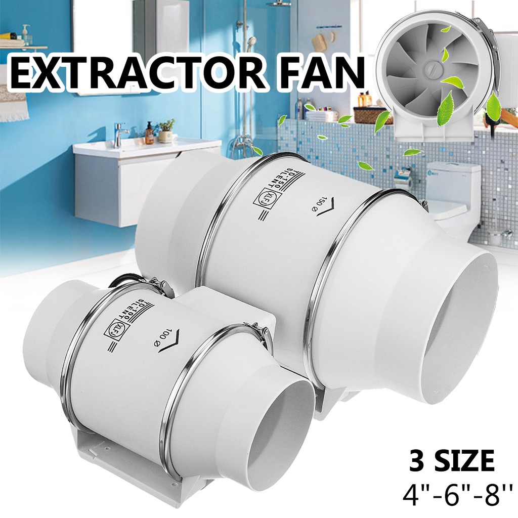 8 inch duct fan, diagonal flow booster exhaust fan, indoor air supply ...