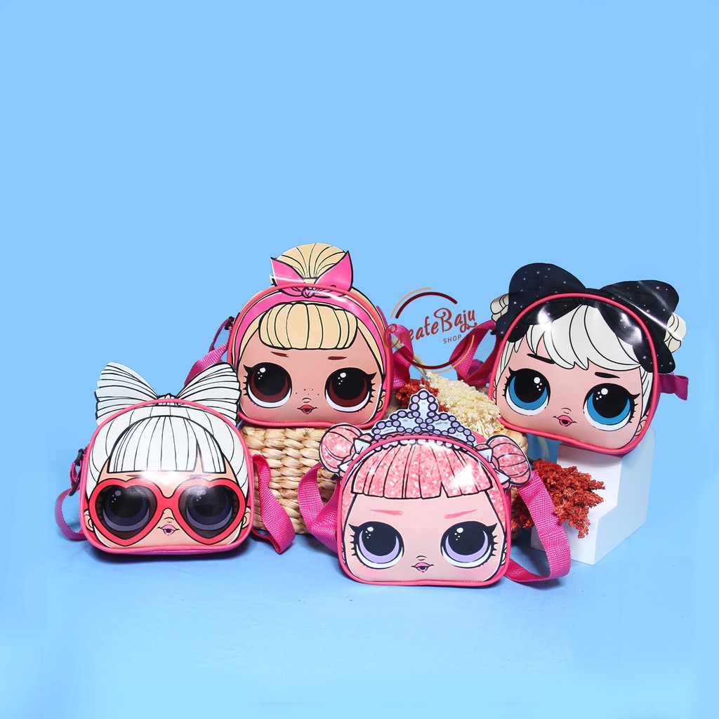 3.3 LOL MOTIF GIRLS' SLING BAG CHARACTER GIRLS' BAG | Shopee Singapore