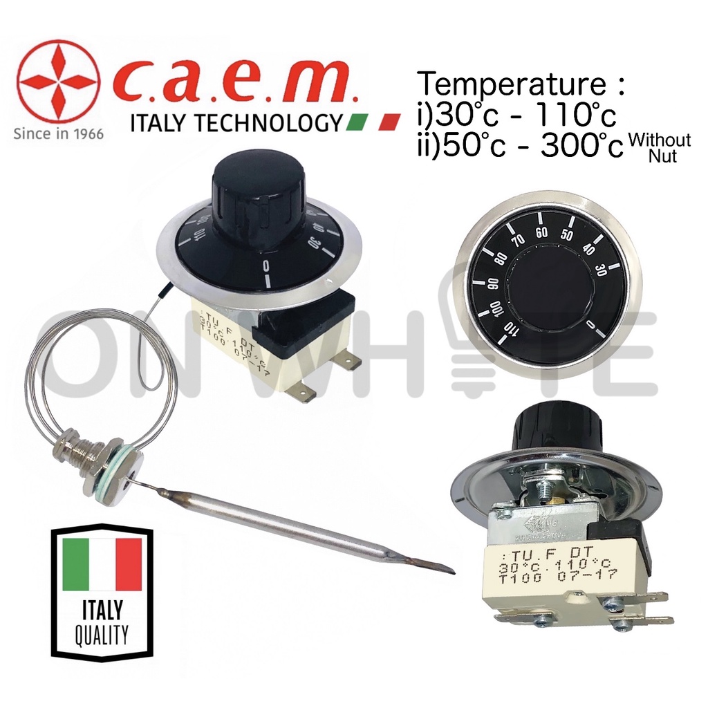 CAEM 240V 16A 30 C-110 C / 50 C-300 C High-tech Dial Thermostat ...