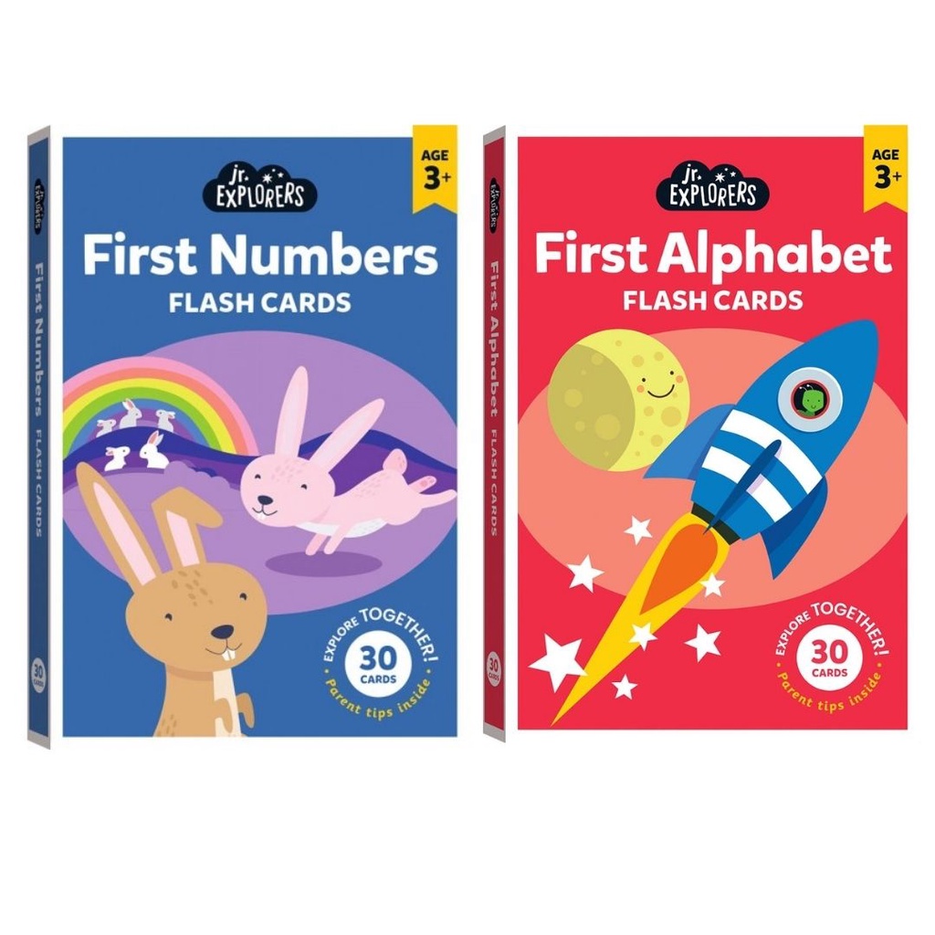 Junior Explorers Large Flashcards: Alphabet/First Numbers (Hinkler ...
