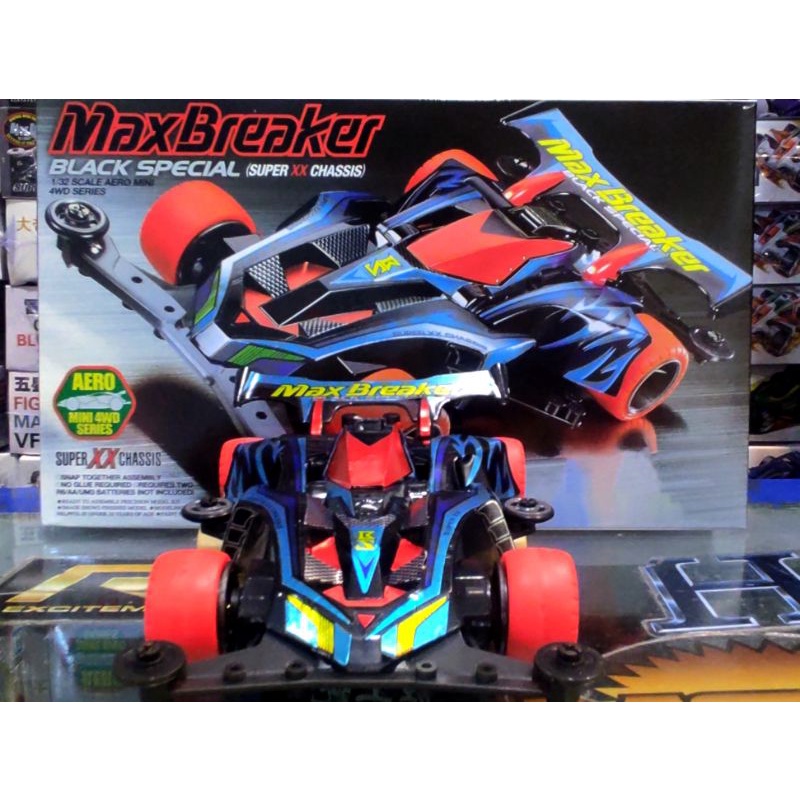 RZ MINI 4WD MAX BREAKER BLACK SPECIAL (SUPER XX CHASIS) 2022 | Shopee ...