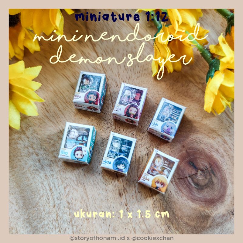 Cookiexchan | Miniature 1:12 MINI NENDOROID DEMON SLAYER KIMETSU NO ...