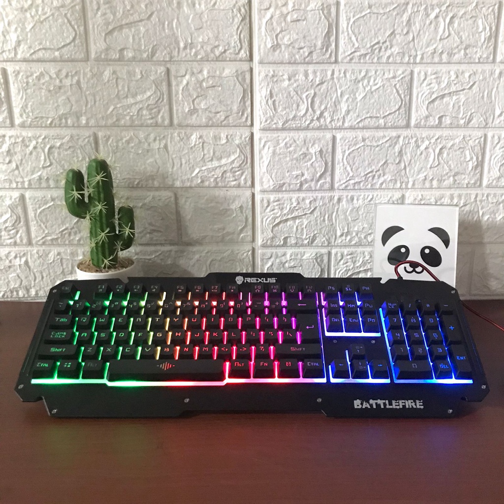 Rexus K9D GAMING KEYBOARD RGB Computer Tool KEYBOARD | Shopee Singapore