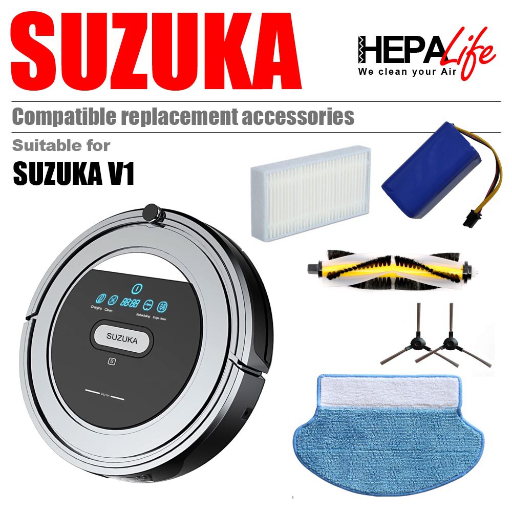 SUZUKA Robot vacuum cleaner Compatible accessories | Shopee Singapore