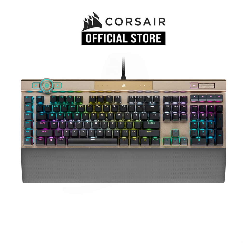 Corsair K100 RGB Optical-Mechanical Gaming Keyboard - Corsair OPX ...
