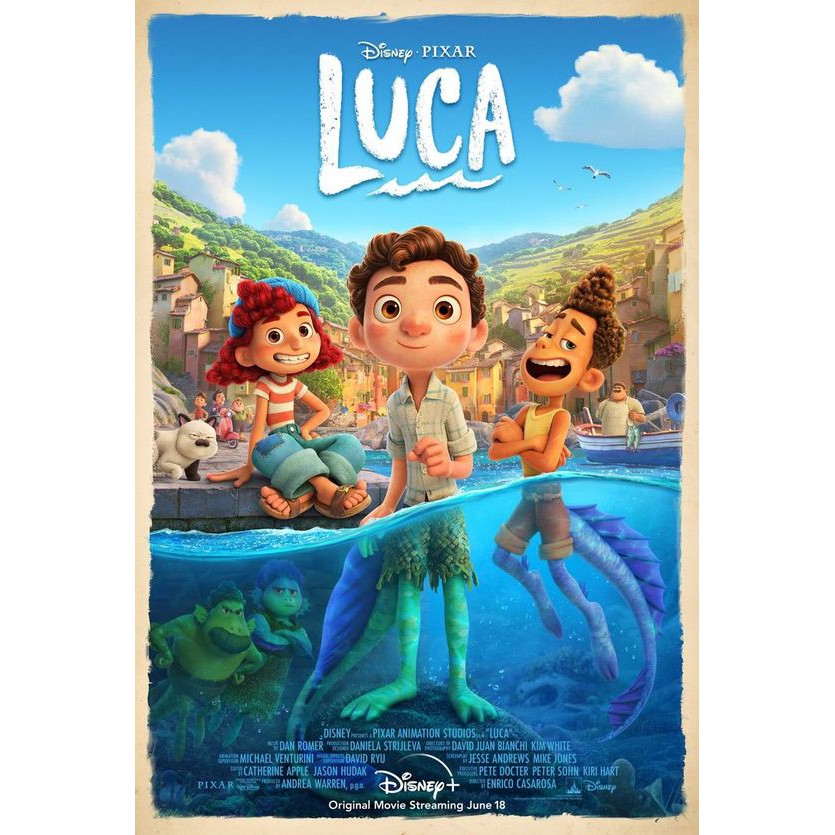 Luca PIXAR WALL POSTER (CAN CHANGE PICTURES) | Shopee Singapore