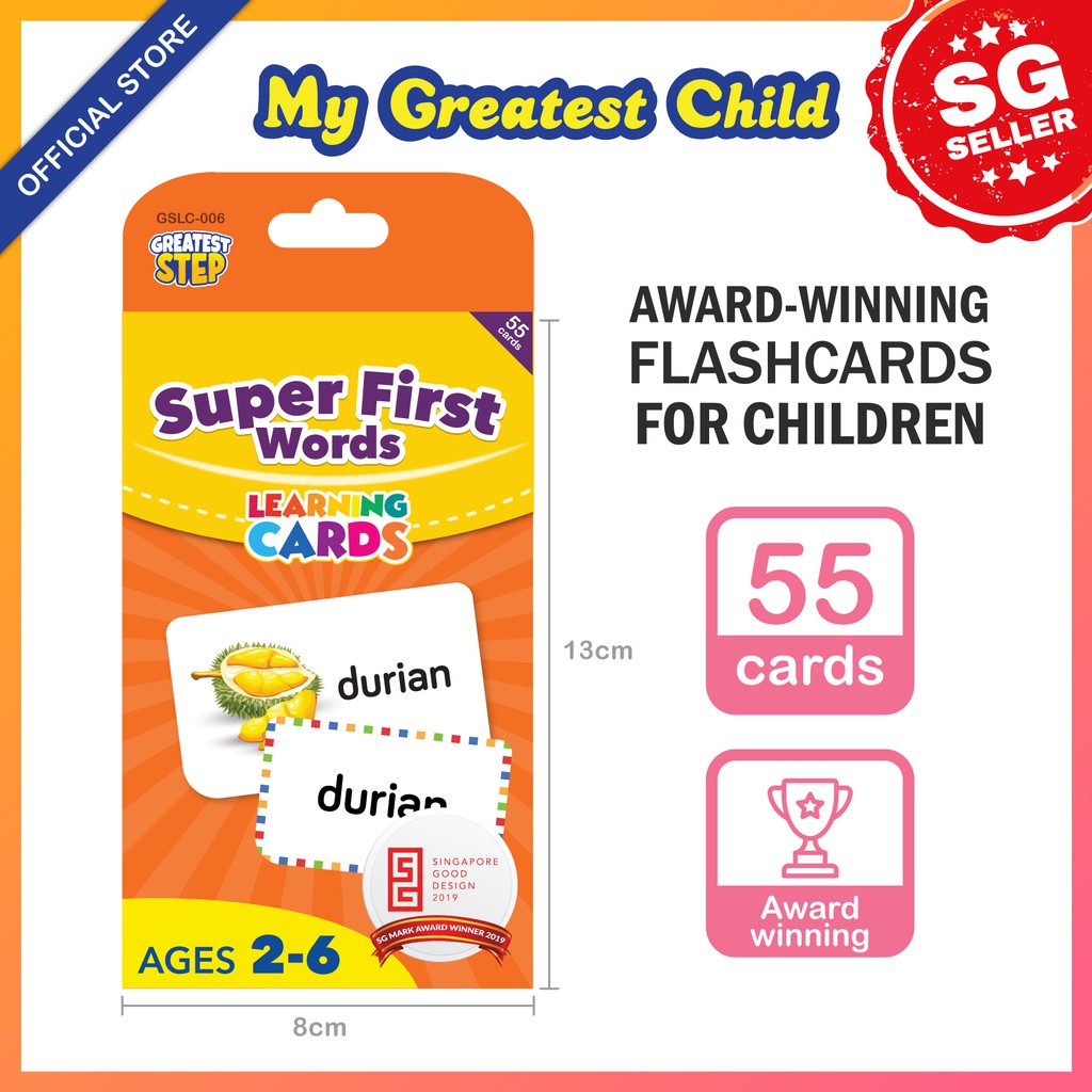 [Ready Stock] (Aged 2-6) Super First Words – My Greatest Step Learning ...
