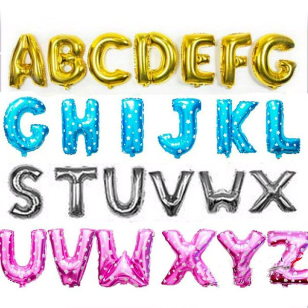 Letter Balloons-Birthday Balloons- FOIL Balloons- HBD Balloons-BALLON ...