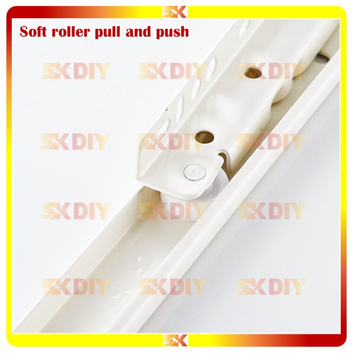 Heavy Duty Drawer Slide Roller Runner Drawer Roda Rail Wheel Rail Open ...