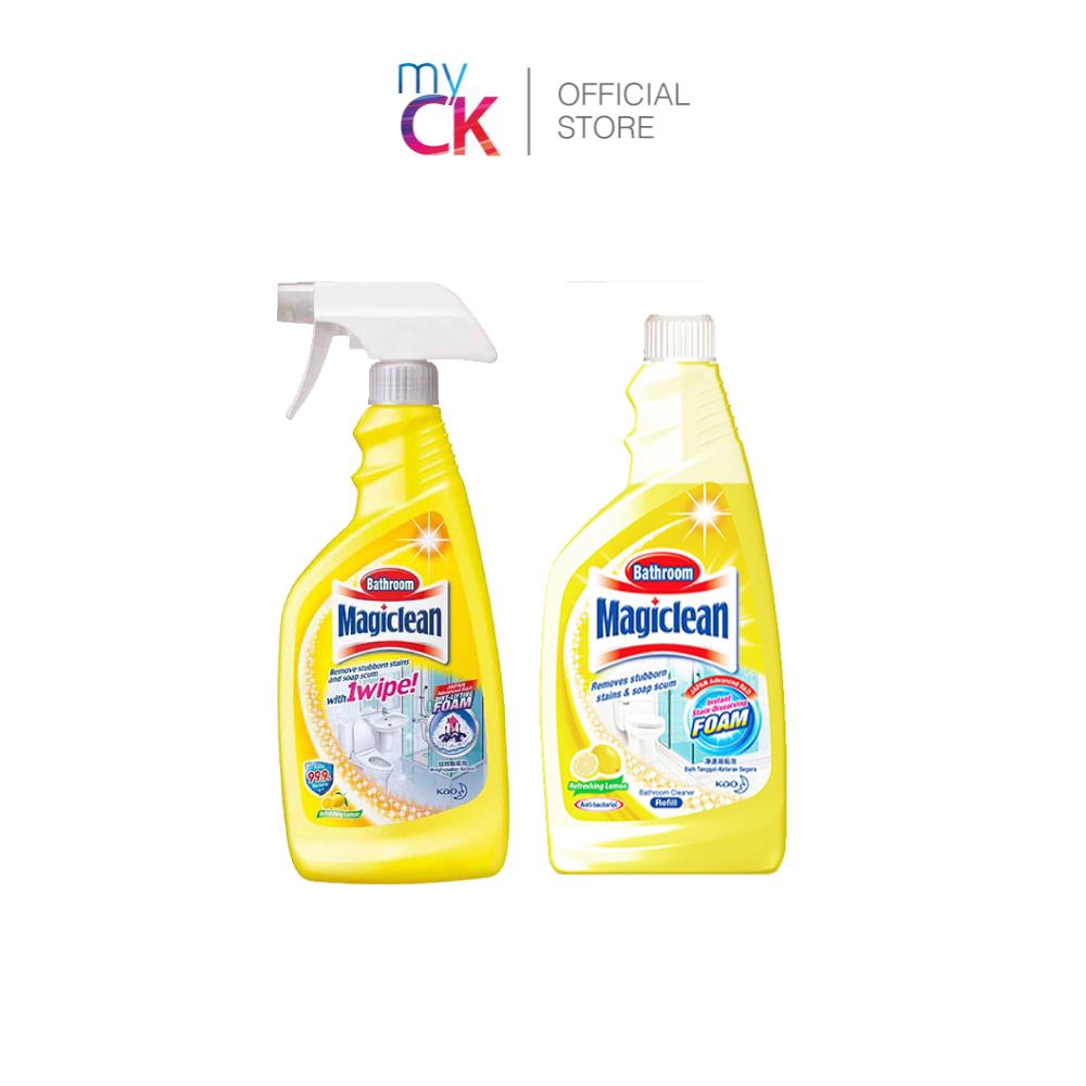 (Bundle of 2) Magiclean Bathroom Refreshing Lemon Cleaner Trigger ...