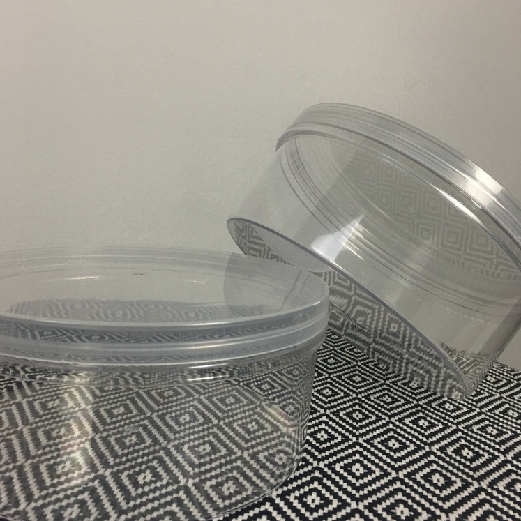 Round Cookies Container With Screw Lid / Bekas Biskuit Raya / Balang ...