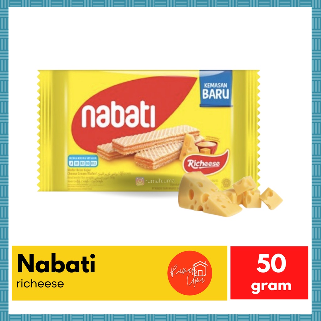 Richeese Chocolate Cheese Biscuit Wafer Snacks Pink Lava White Nabati Regular - Nabati Wafers ...