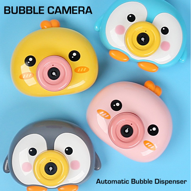 FYLO.SG 💗 Cute Kids Bubble Camera Bubble Gun Bubble Solution | Shopee ...
