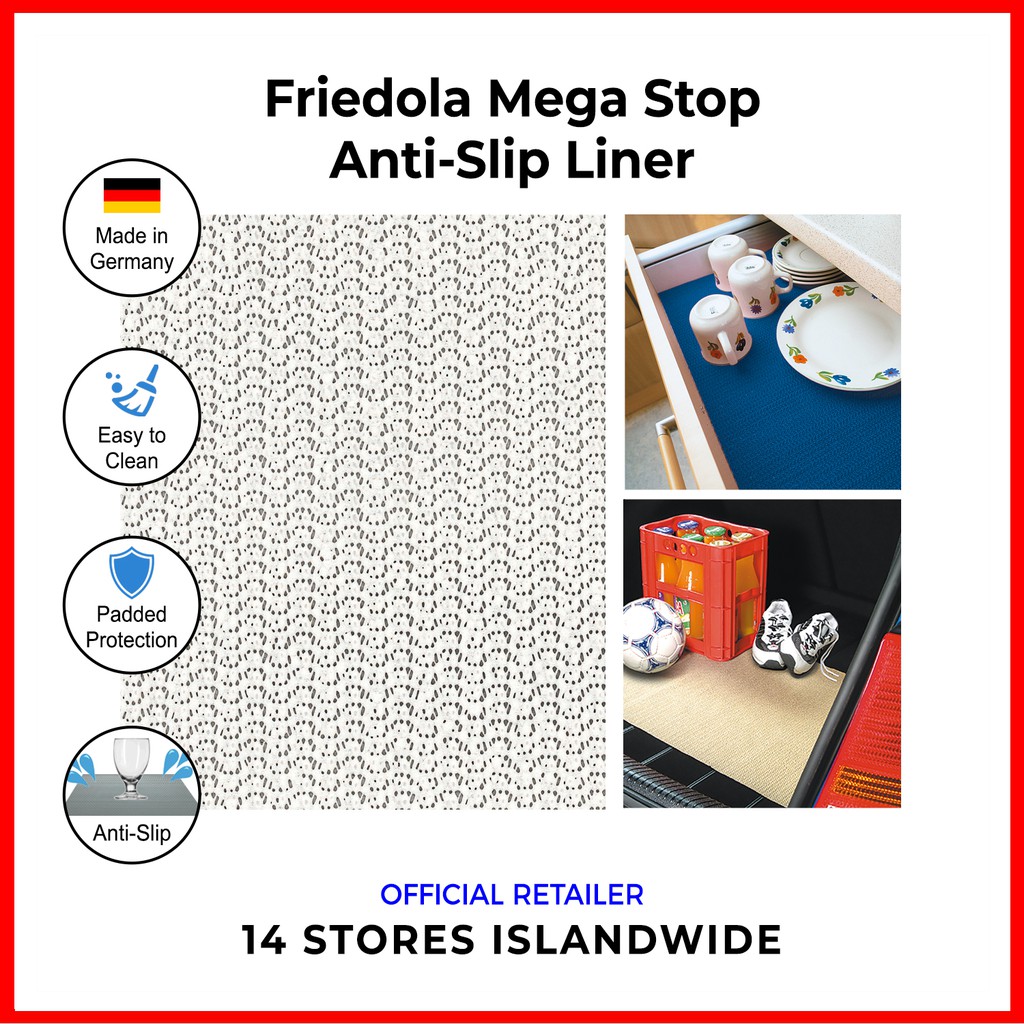 Friedola Mega Stop Anti-Slip Liner Kitchen Drawer Cabinet (30 x 150 cm ...