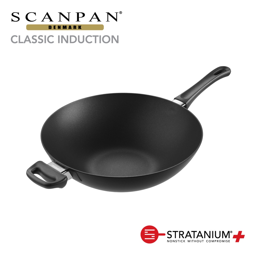 SCANPAN Classic Induction 32cm Wok | Shopee Singapore