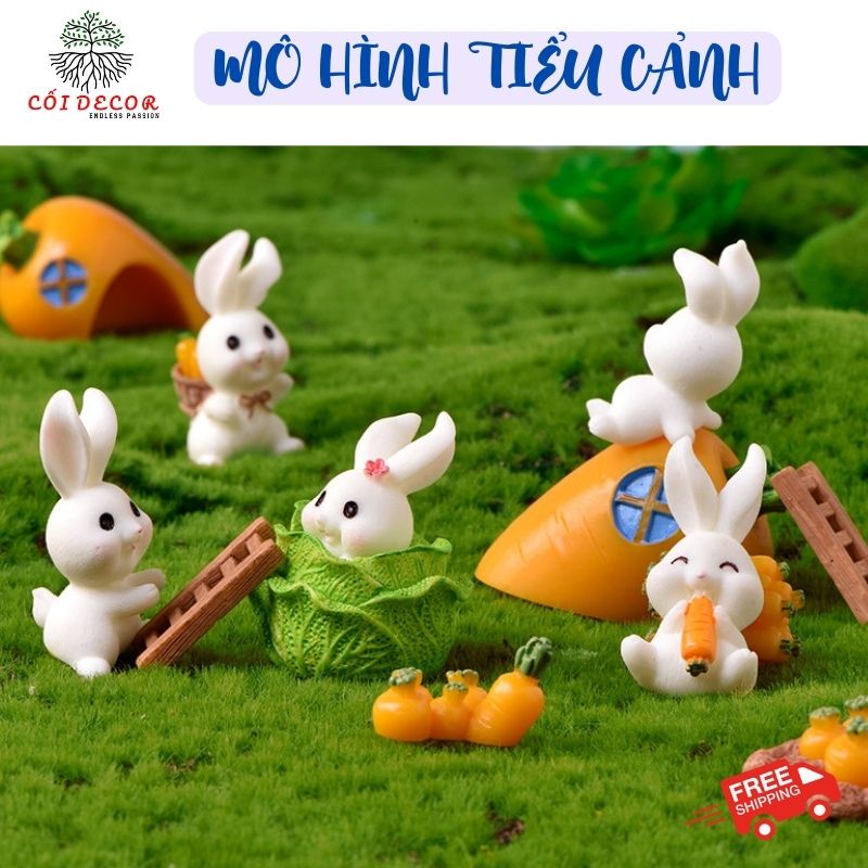 Miniature Model ️ Model ️ Rabbit Model Harvest Carrots Decorative ...