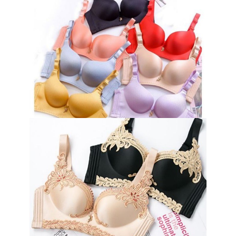 32B/70B bra Wireless push up bra XFHL bra Happy Fox bra 胸罩内衣 | Shopee Singapore