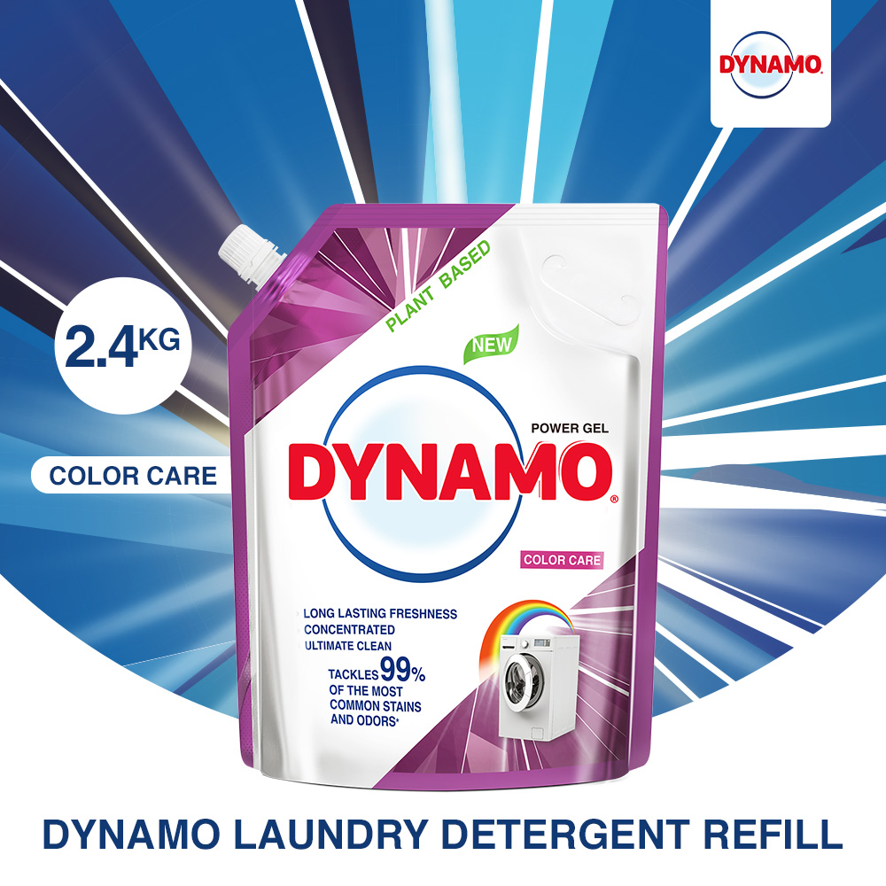 Dynamo Laundry Liquid Detergent Refill Pack Color Care (2.4kg) | Shopee ...