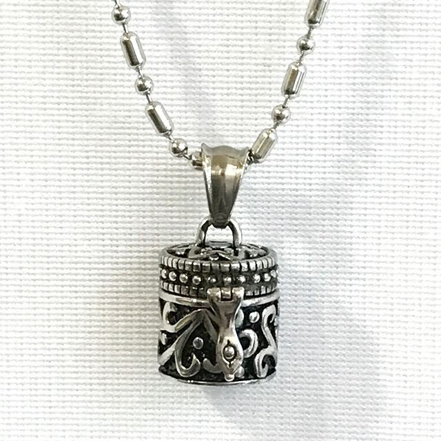 316L Stainless steel Fu bucket Pendant 不锈钢符桶吊坠 | Shopee Singapore