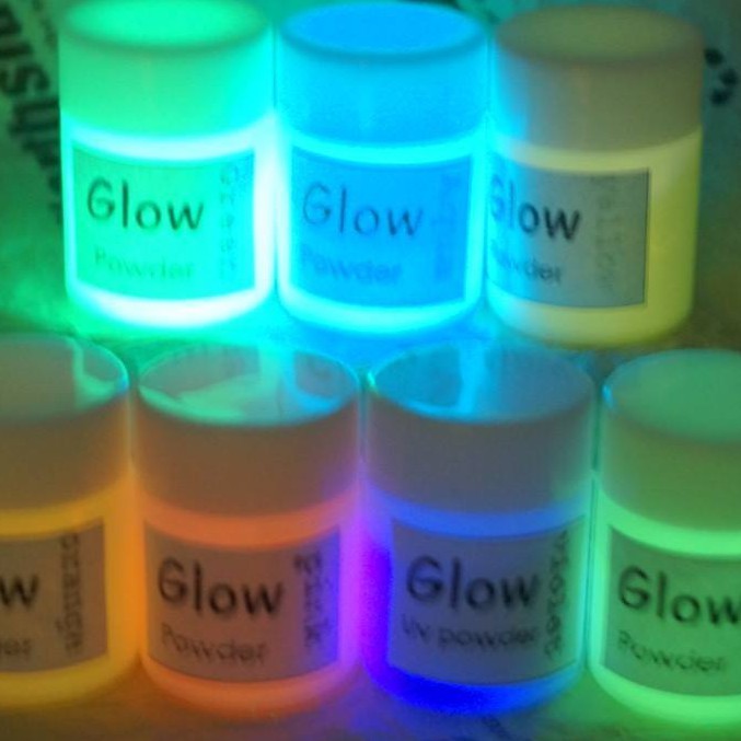 Luminous paint 9 colors with strong glow - Luminous paint 22ml | Shopee ...