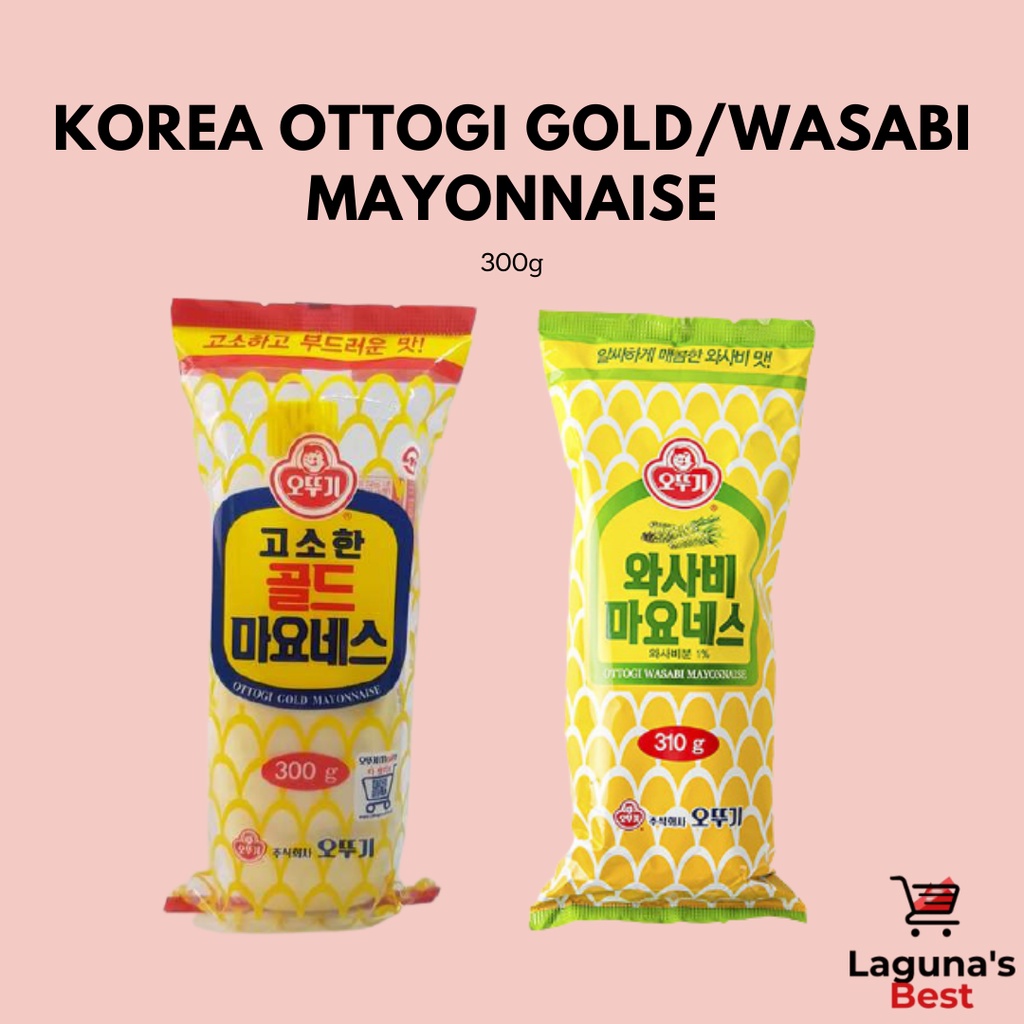 Korea Ottogi Gold Mayonnaise 300g / Wasabi Mayonnaise 310g | Shopee ...