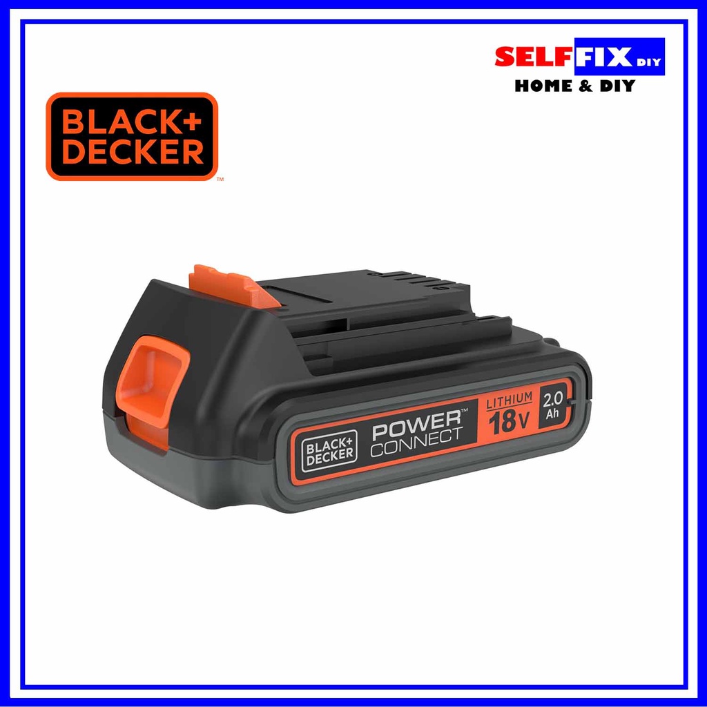Black and Decker Power Connect 18V 2.0Ah Lithium-ion Battery - BL2018 ...