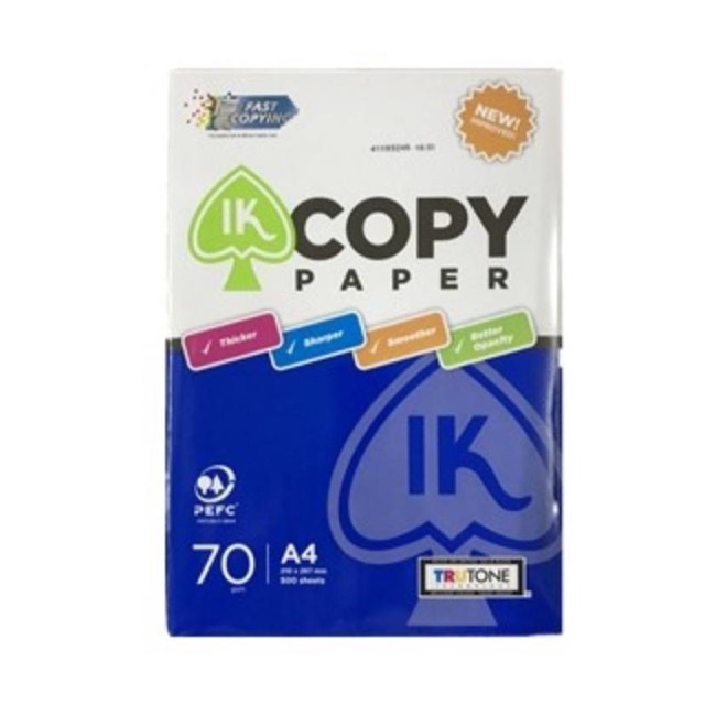 IK Copy A4 Paper - 70gsm (100 sheets/pack) | Shopee Singapore