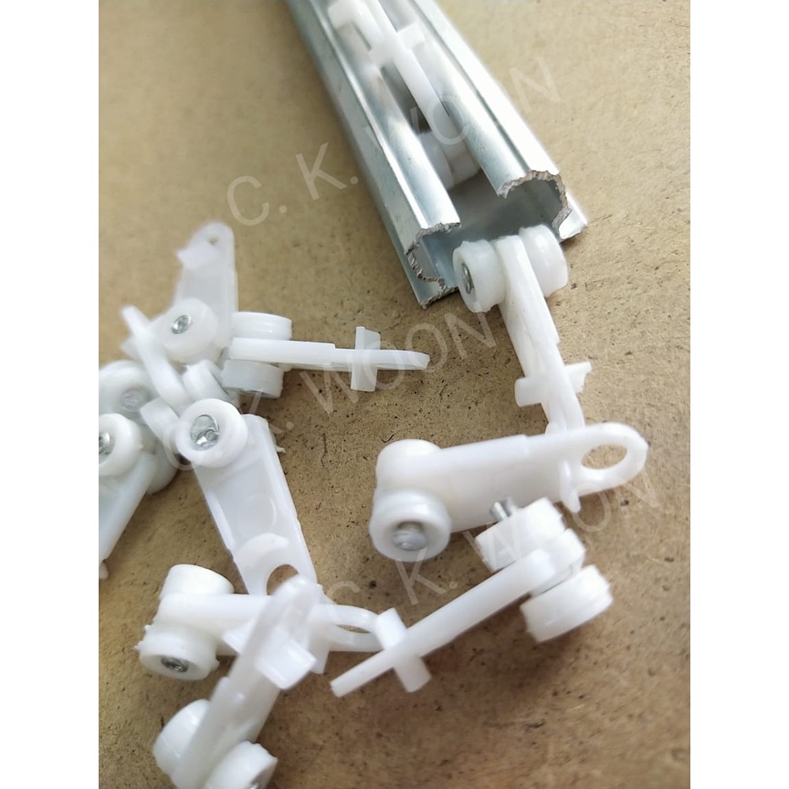 20pcs/50pcs/100pcs MF Curtain Roller Hook / Roda Rail Langsir / RODA ...